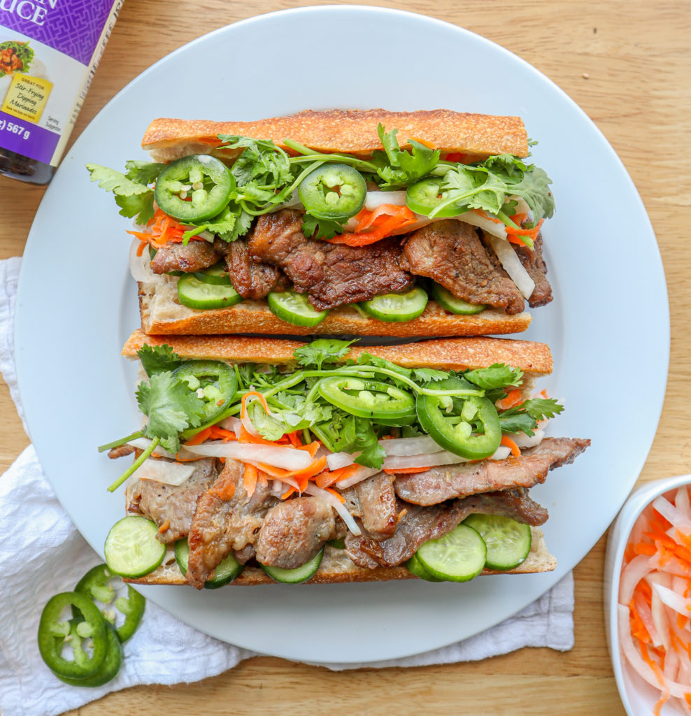 Lemongrass Pork Banh Mi - Cook With Dana