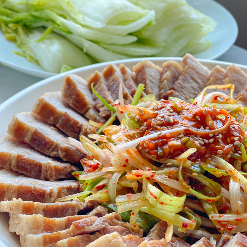 Korean Bossam (Pork Wraps) - Cook With Dana