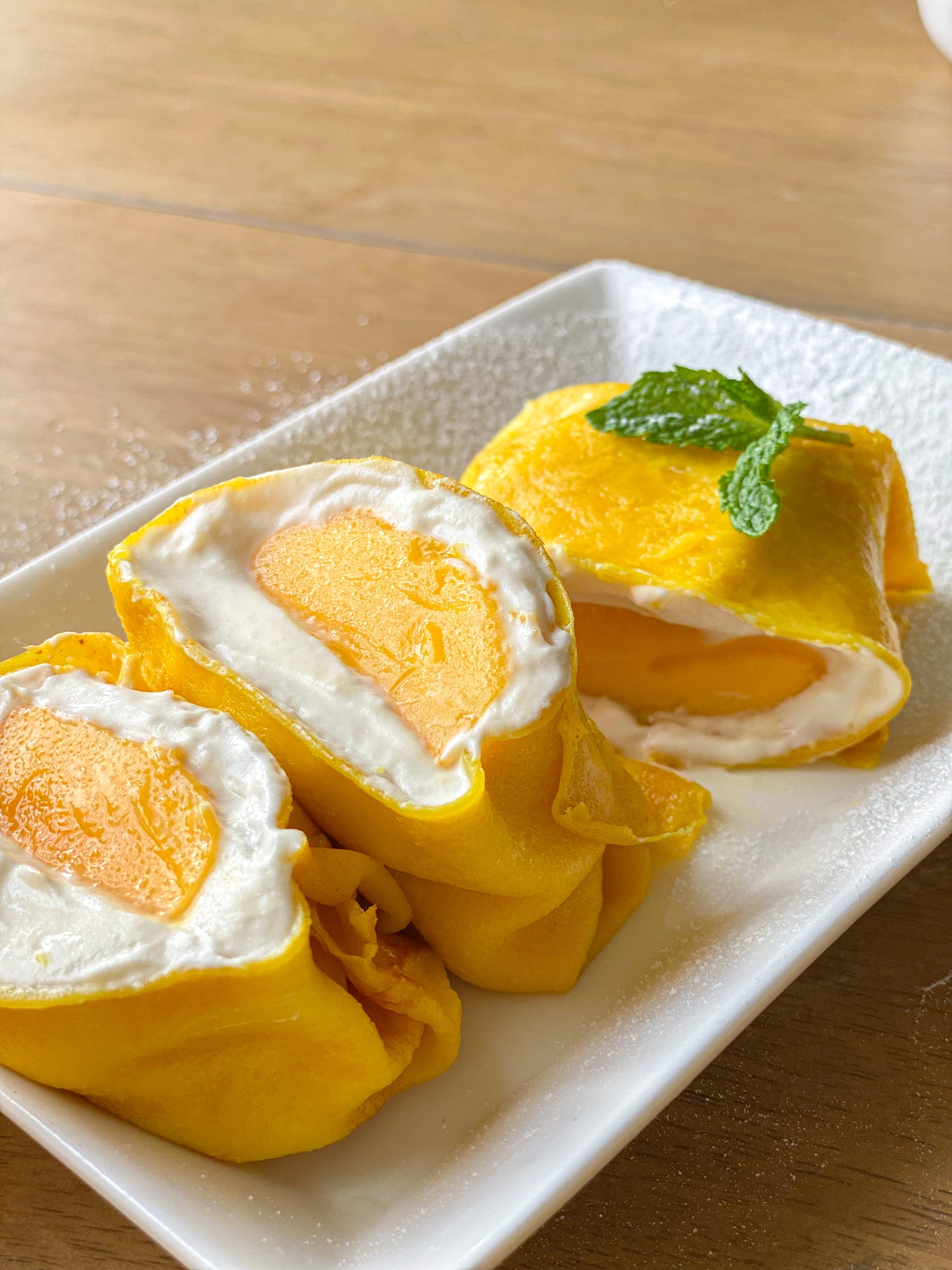 Mango Pancake - Hong Kong Style - Cook With Dana