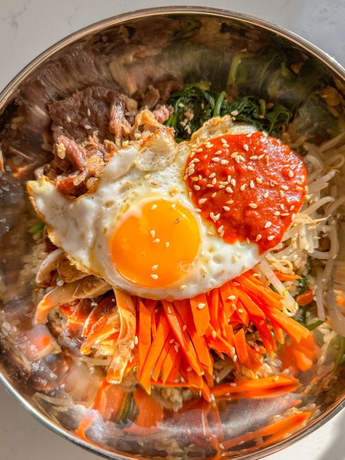 Easy One Pot Bibimbap (Made in Rice Cooker) - Cook With Dana