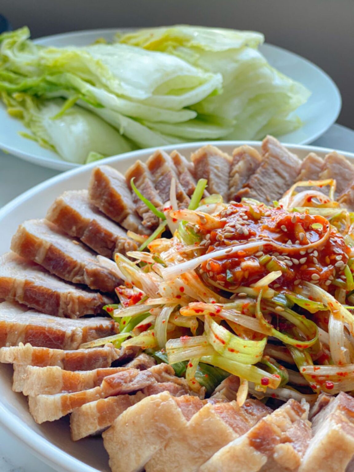 Korean Boiled Pork Belly (Bossam) - Cook With Dana