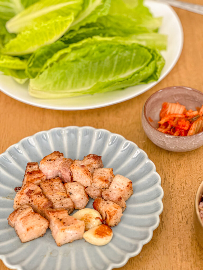 Korean Pork Belly BBQ (Samgyeopsal) - Cook With Dana