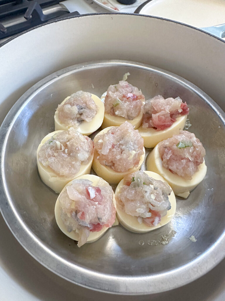 Chinese Stuffed Tofu - Hakka Style - Cook With Dana