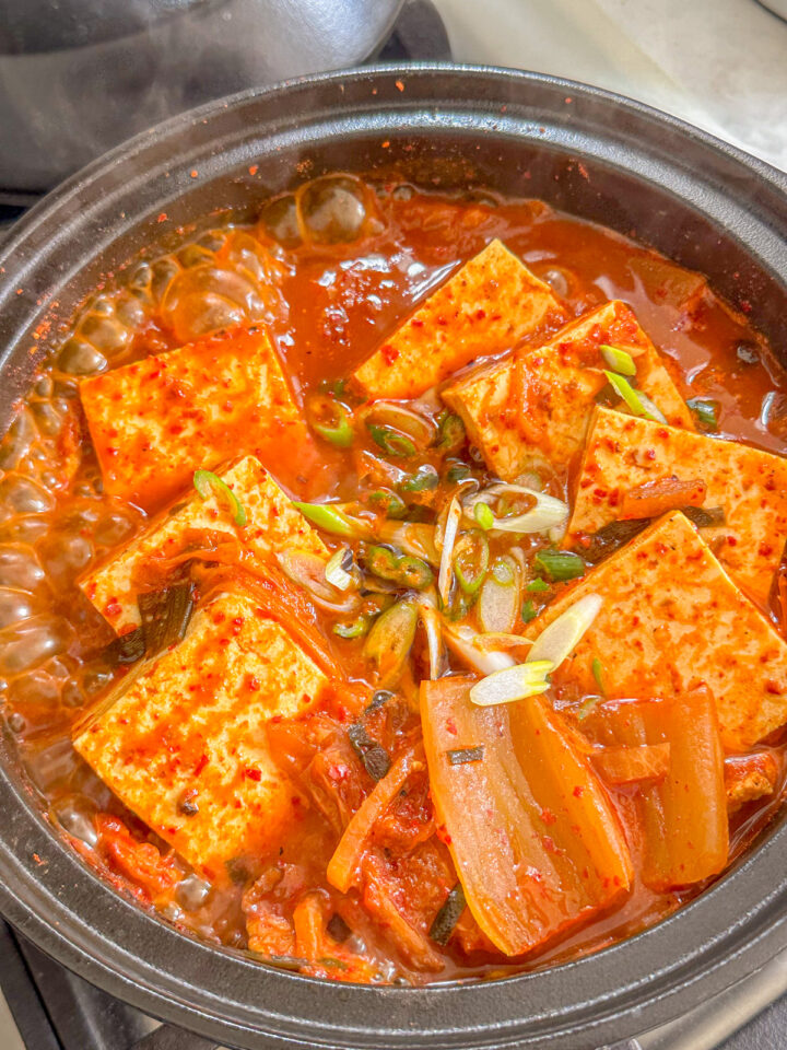 Kimchi Soup (Kimchi Jjigae) in 15 Minutes! - Cook With Dana