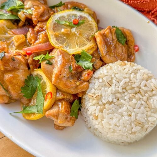 Vietnamese Lemongrass Chicken with Nuoc Cham - Cook With Dana